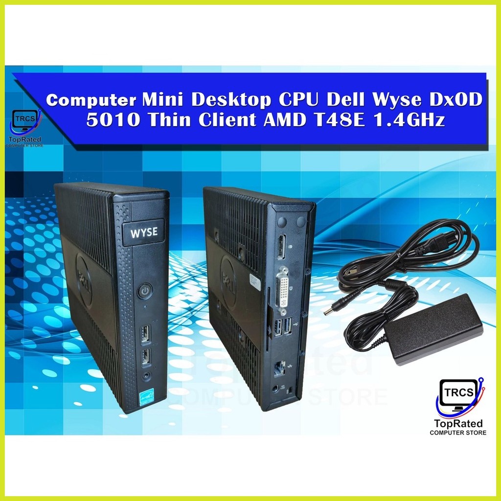 Computer Mini Desktop CPU Dell Wyse Dx0D 5010 Thin Client AMD T48E 1 ...