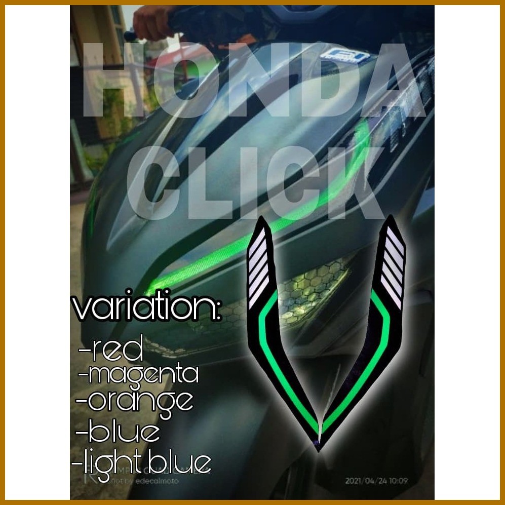 KILAY TINT FOR HONDA CLICK 125i/150i v2 black lining edition v2 AND V3 ...