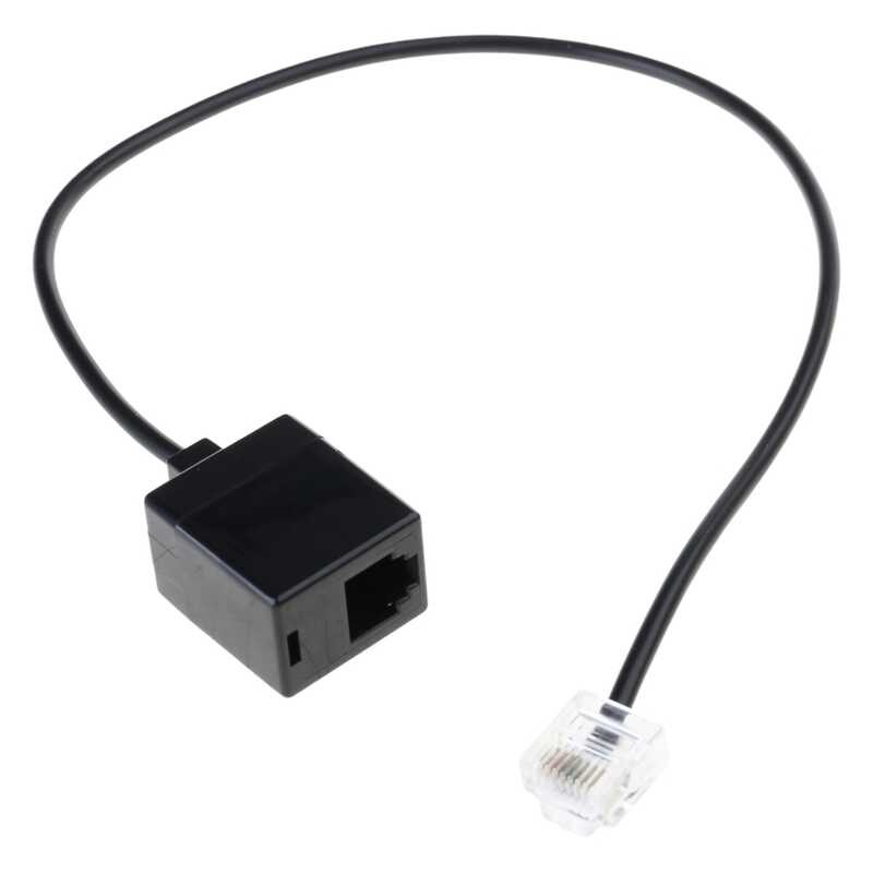 Rj45 To Rj11 Converter Adapter Cable Connector, Ethernet To Phone Line ...