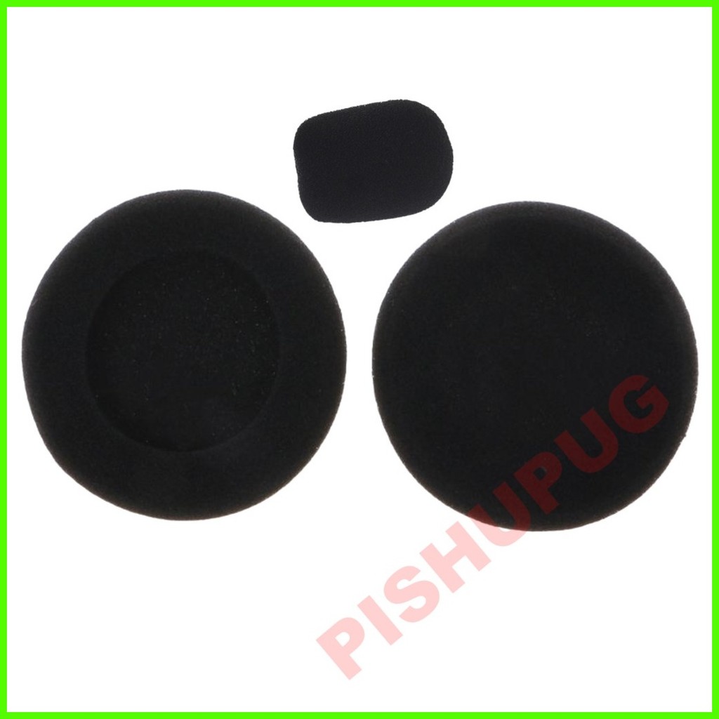 Logitech H111 / H110 Ear foams and Mic Foam Set Sponge Microphone foam ...