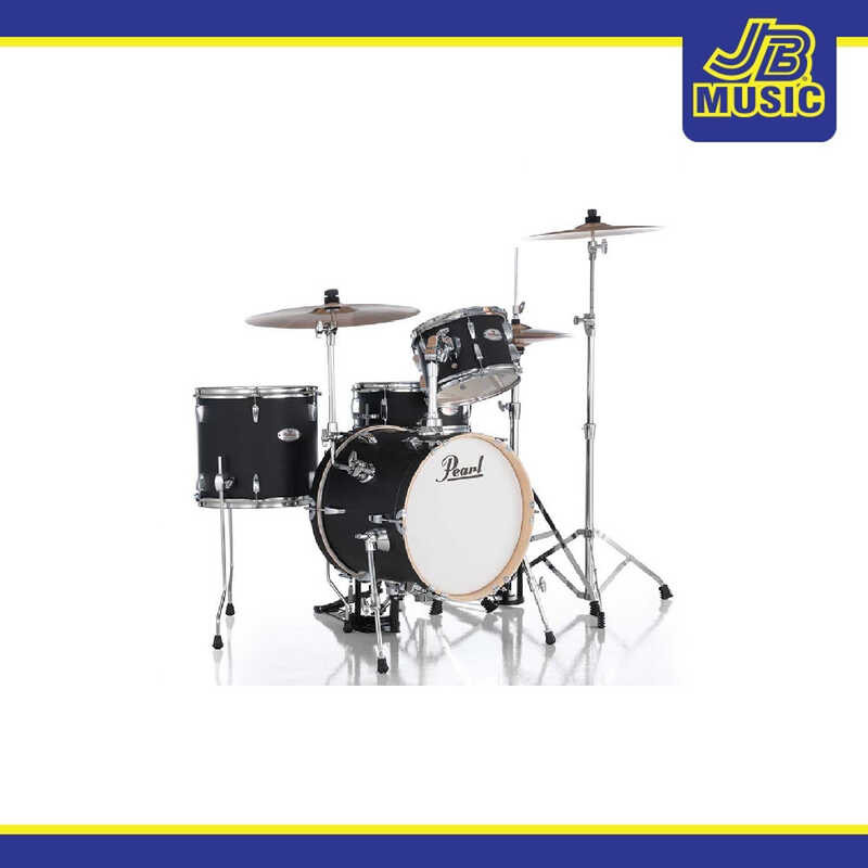 Pearl Mt564/C Midtown 4-Pc Compact Drum Set #752 Matte Asphalt Black ...