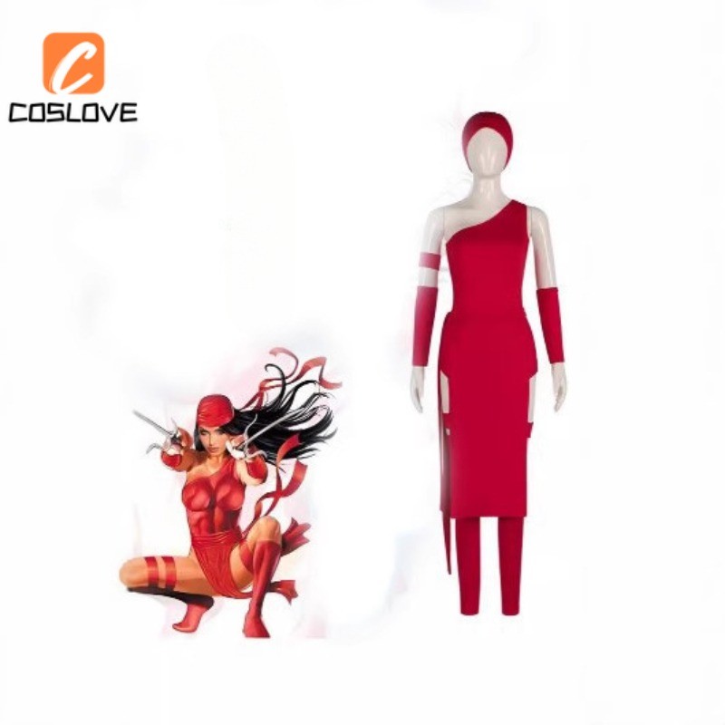 Marvel Daredevil Cosplay Clothing Full Set Costume Suit For Woman ...