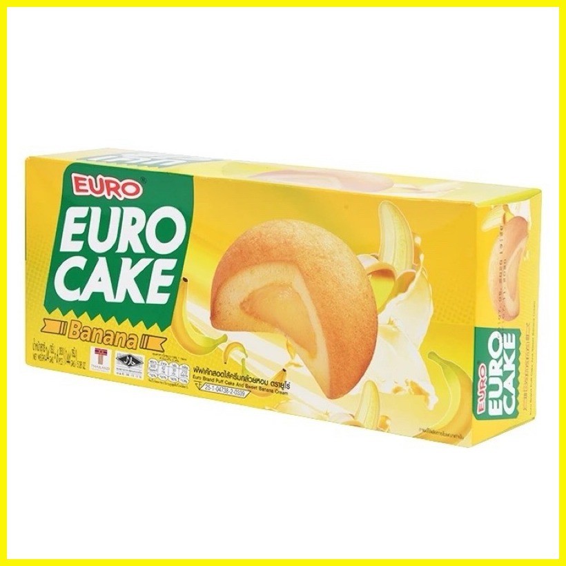 ♟ ☫ Euro Cake Custard 12 Packs Pandan Hokkaido Milk Chocolate Melon ...