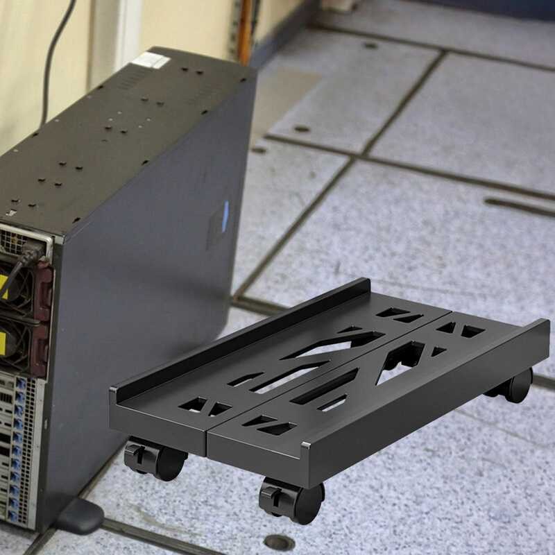 Adjustable Towers Stainless Steel for under Desk PC Holder Cart ...