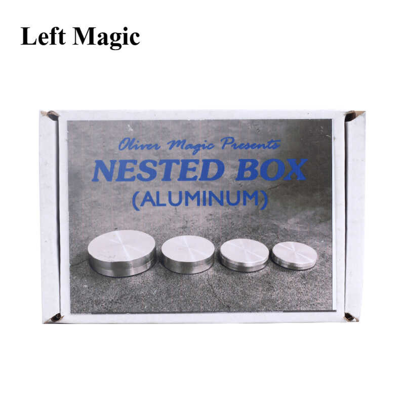 Nested (Aluminum) By Oliver Magic Coin Disappear Into Box Magia Close ...