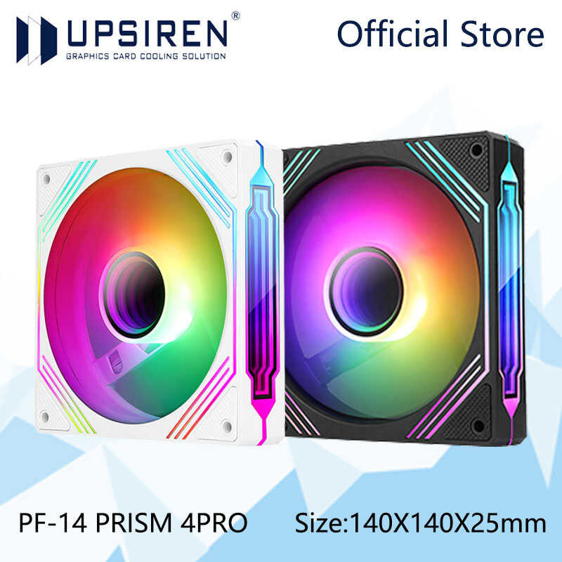 UPSIREN Pf-14 PRISM 4Pro Computer Chassis 14Cm ARGB 4 Pin PWM Quiet ...