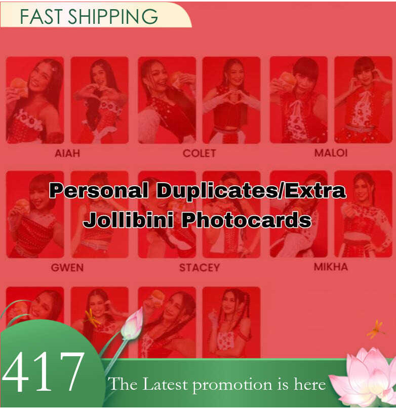 OFFICIAL Jollibini Photocards (Personal Pulls) | Shopee Philippines