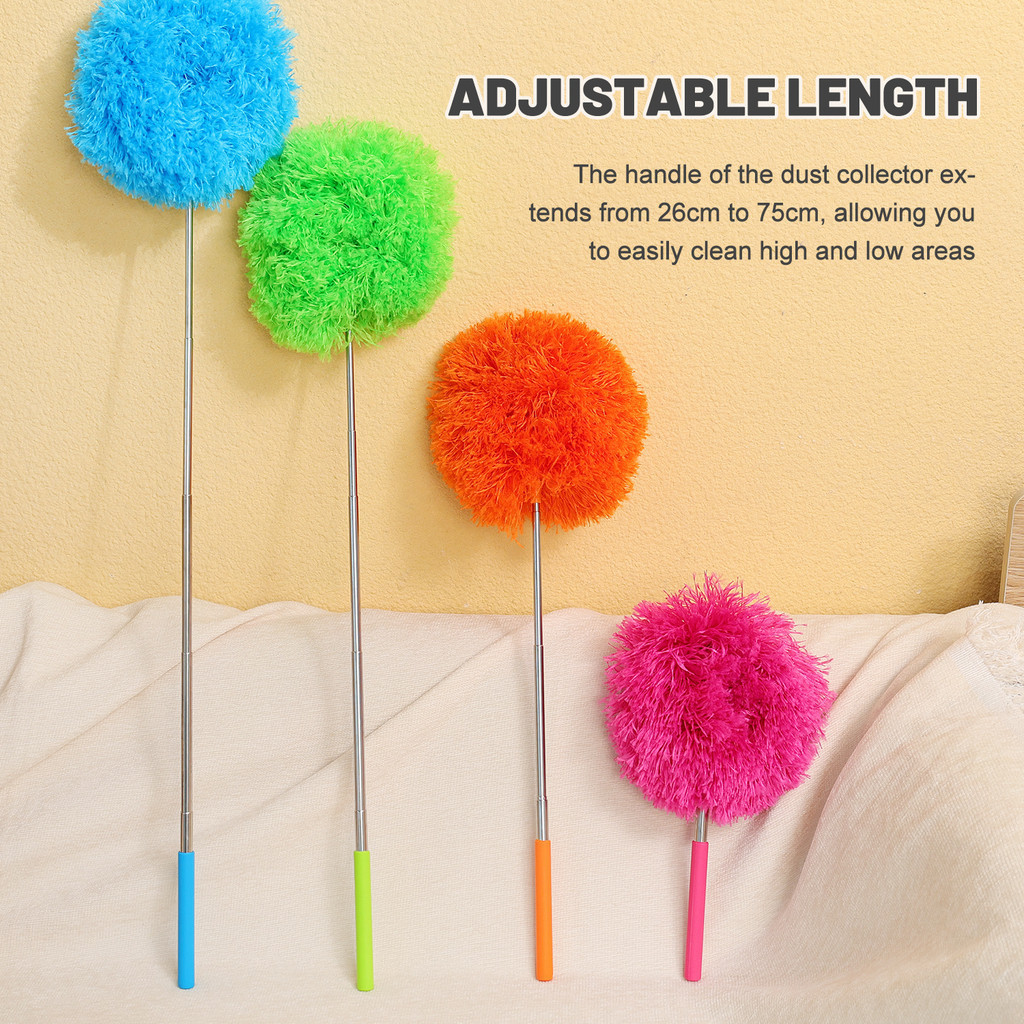 Microfiber Ceiling Fan Dusters Extendable Handle Dust Remover Portable ...