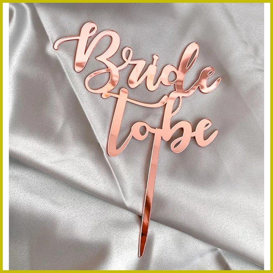 D187 Bridal Shower Wedding Proposal Diamond Letter Acrylic Cake Toppers ...