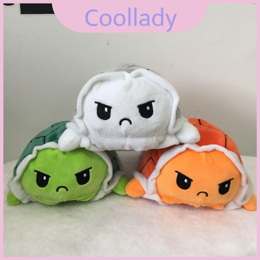 And Cute Soft Double-sided Flip Turtle Plush Toy Ideal Childrens Gifts ...