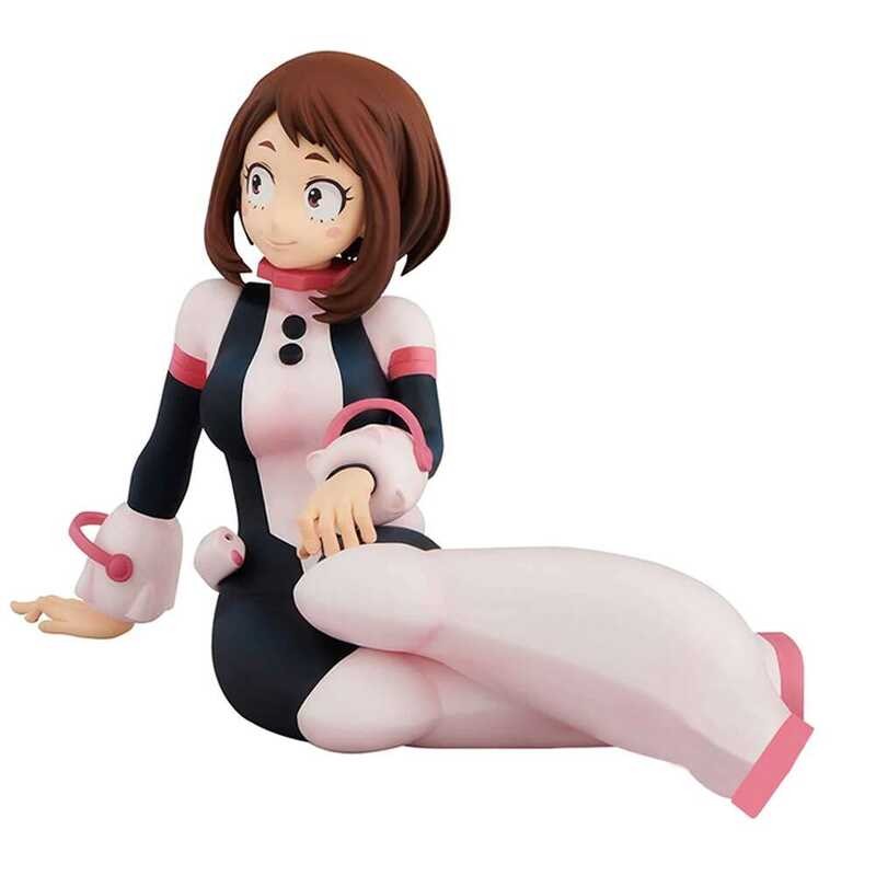 MHA Anime Hero Academia Figure Ochaco Sitting Pose Action Figure ...