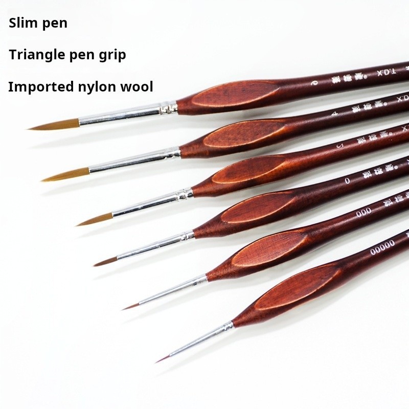 6 Pcs Model Coloring Pen Gunpla Model Brush Set Gundam Model Making ...