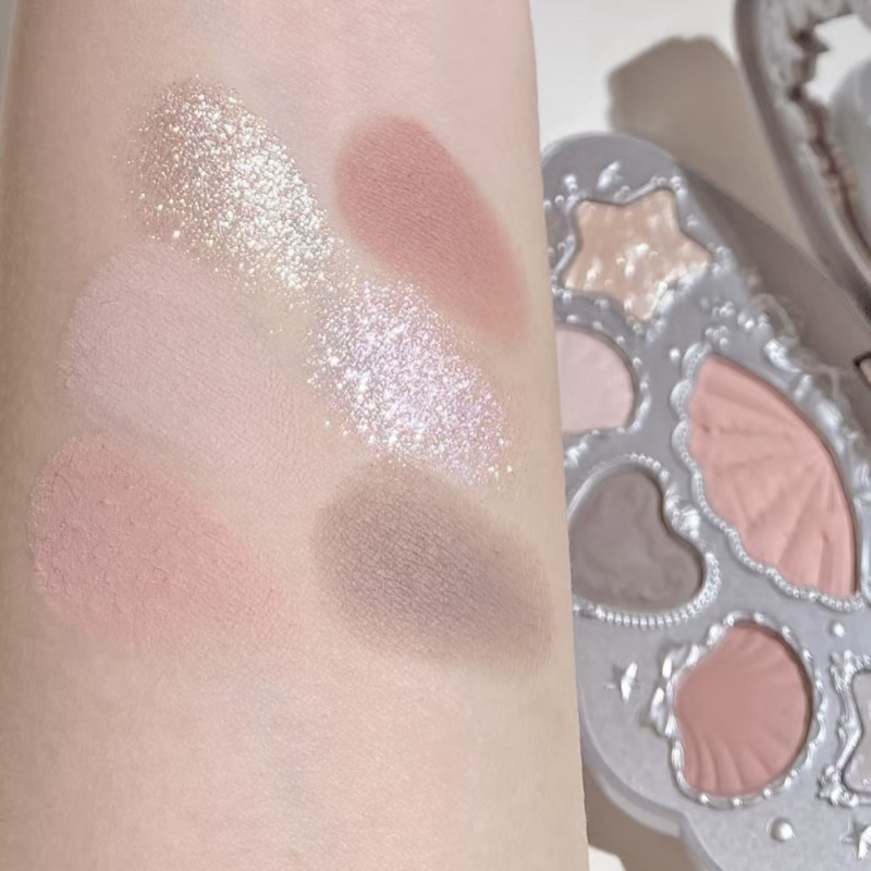 FLOWER KNOWS Eyeshadow Florasis Eyeshadow Shell Pearl Series Matte ...