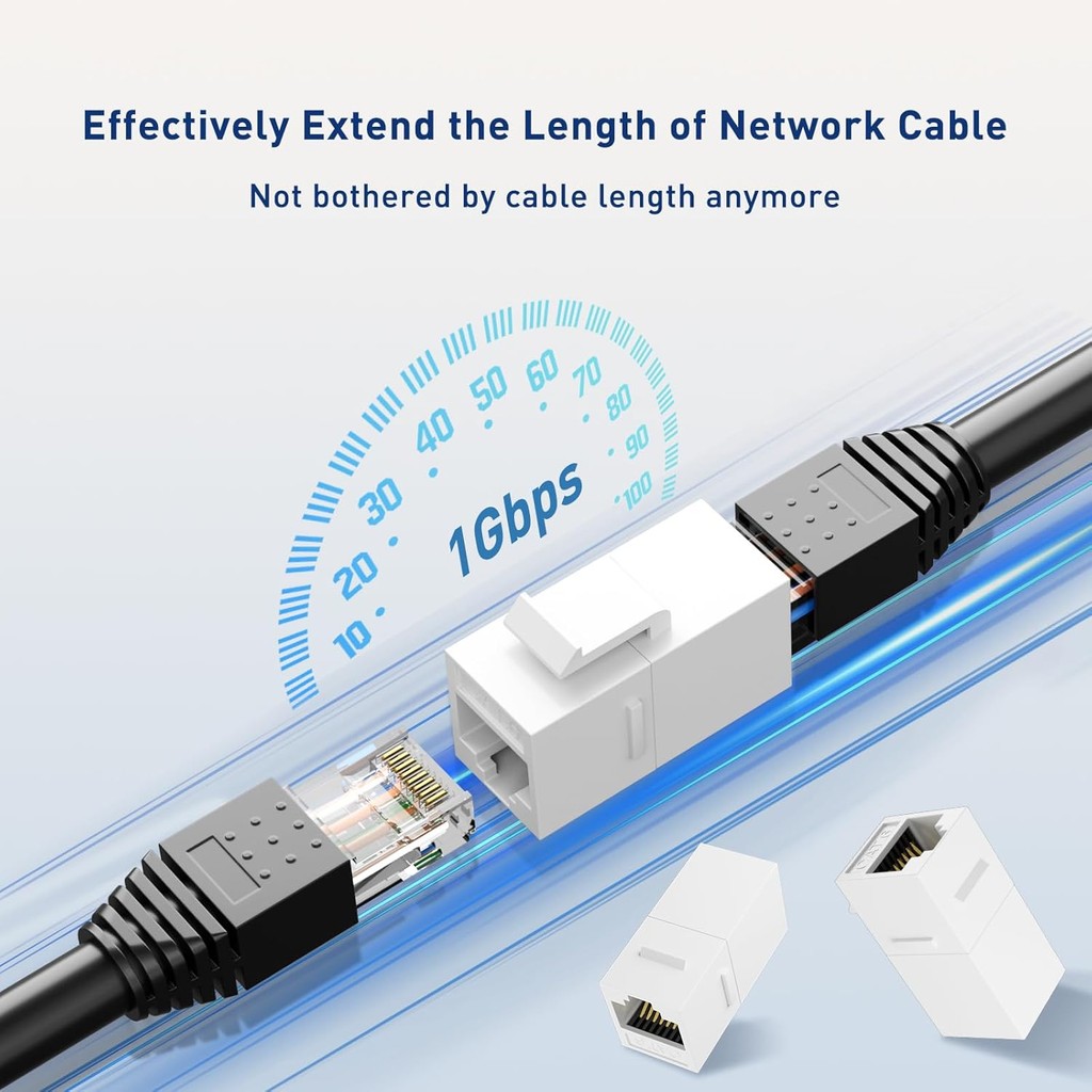 ZOERAX Ethernet Wall Plate Outlet, 4 Port Matte Keystone Wall Plate ...