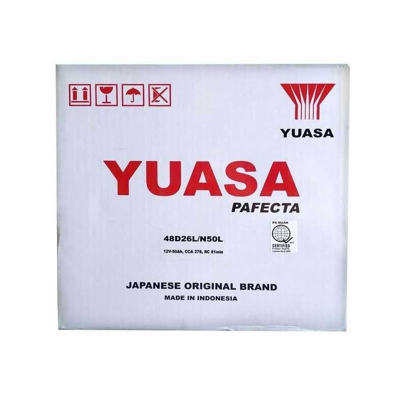 LY YUASA Pafecta 2Smf ( N50l ) Low Maintenance Automotive Battery ...