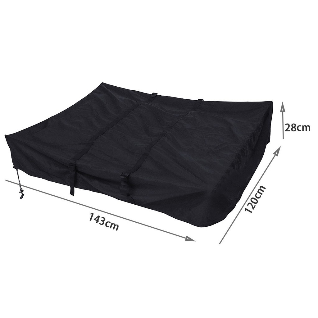 Roof Tent Cover Dust Cover Car Roof Tent Cover Sun Protection Black ...