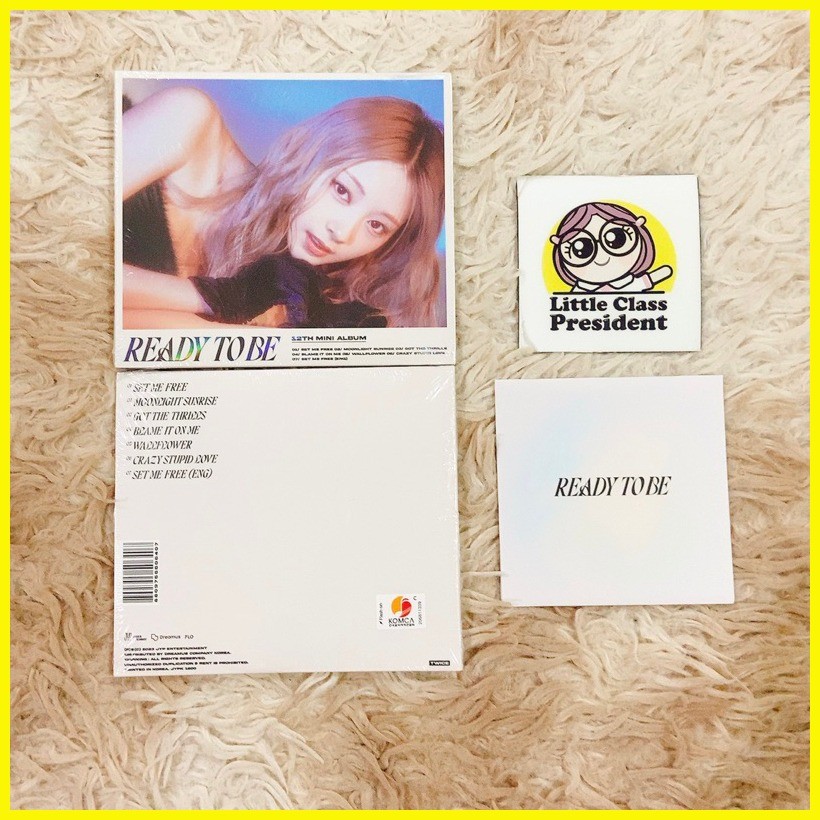 ☸ [ONHAND] Twice Ready to Be Album with Ktown4u POB (Sealed & Official) [Photobook, Digipack ...