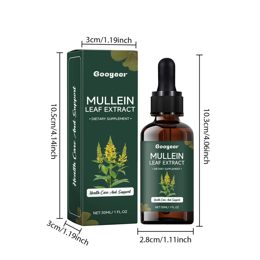 Mullein Leaf Extract Dietary Supplement Body Treatment, Providing Daily ...