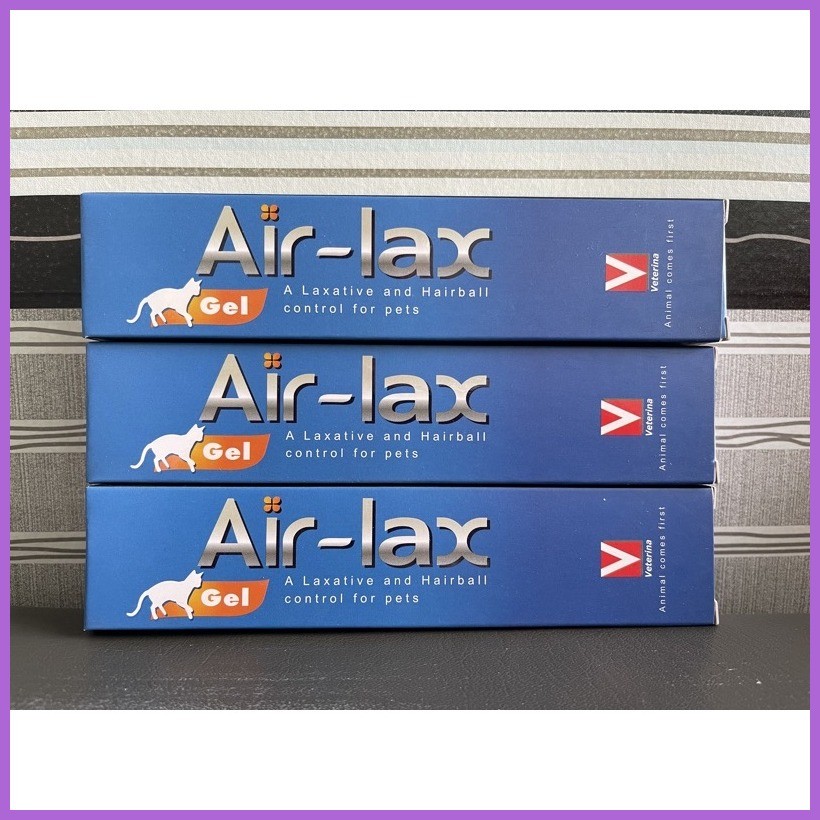 AIR-LAX Laxative and Hairball Control Oral Gel for Dogs and Cats 100gm ...