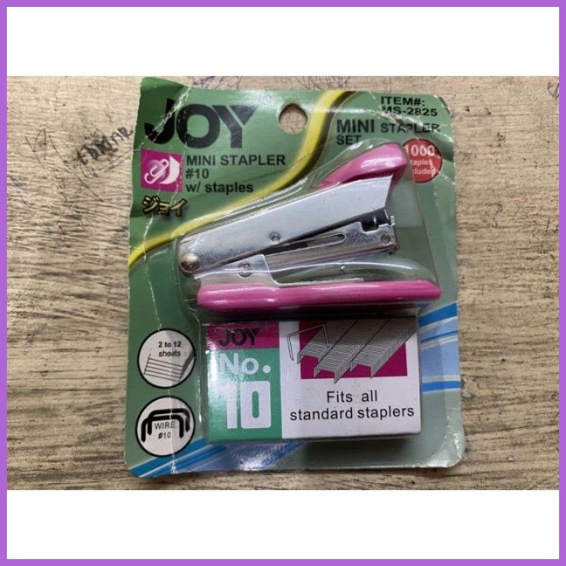 Mini Stapler Joy With Staple Wire Set (MS-2825) | Shopee Philippines