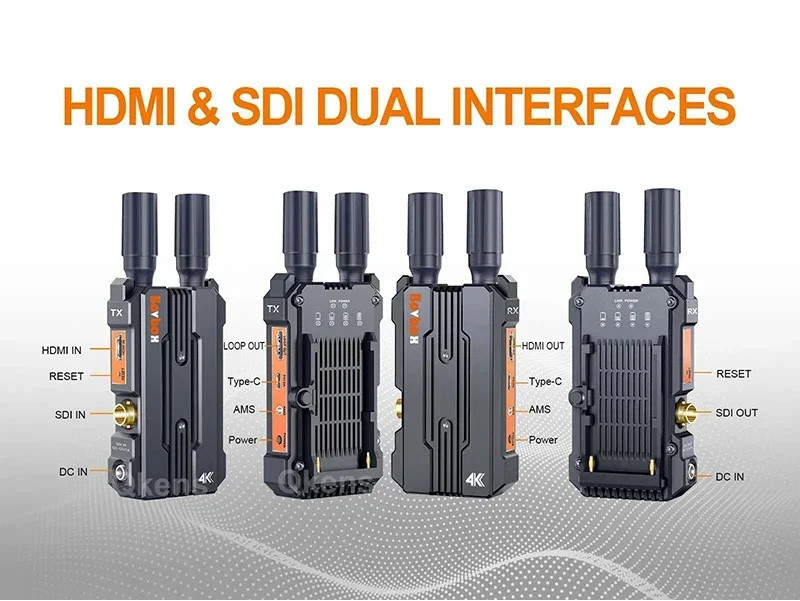 Pro 4K Wireless HDMI Video Transmission System 1080P SDI wireless ...