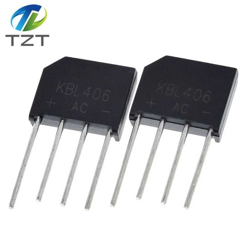 KBL406 4A/600V flat bridge rectifier bridge stack silicon bridge ...
