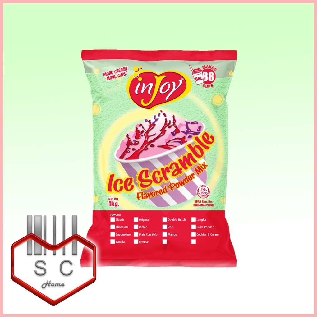 Injoy Buko Pandan Ice Scramble Flavored Powder Mix 1kg ☸ | Shopee ...