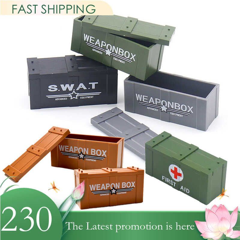 COD SWAT Team Military Equipment Box Parts Mini Figures Accessory ...