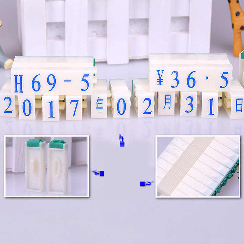 English Alphabet Numbers Rubber Stamp Detachable Diy Craft Stamp ...