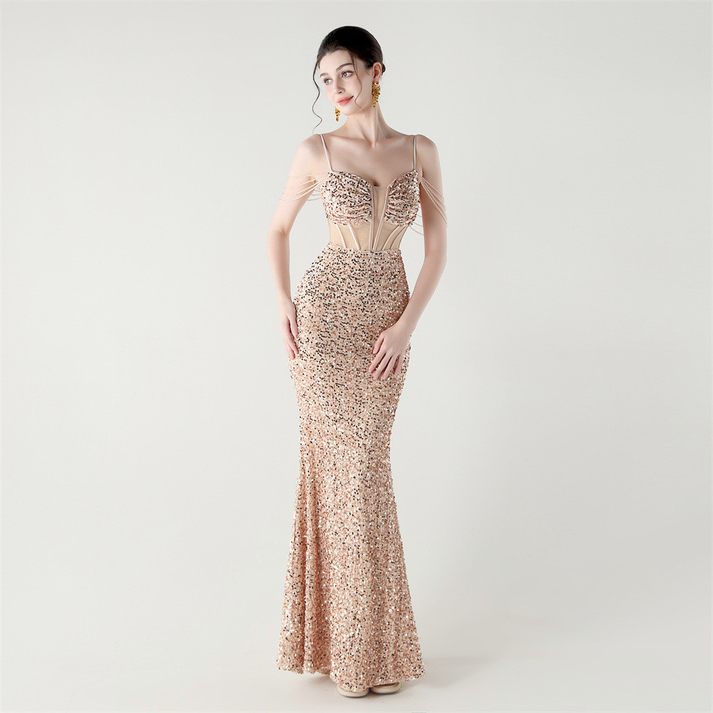 New Fishbone Strap Narrow Waist Wrap Breast Formal Banquet Wedding Red ...