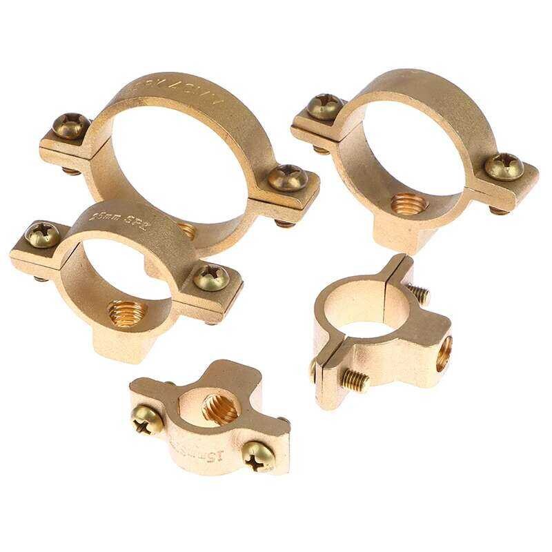 M10 Fit 025 15mm 22mm 28mm 35mm 40mm OD Tube Brass Pipe Clamp Bracket ...