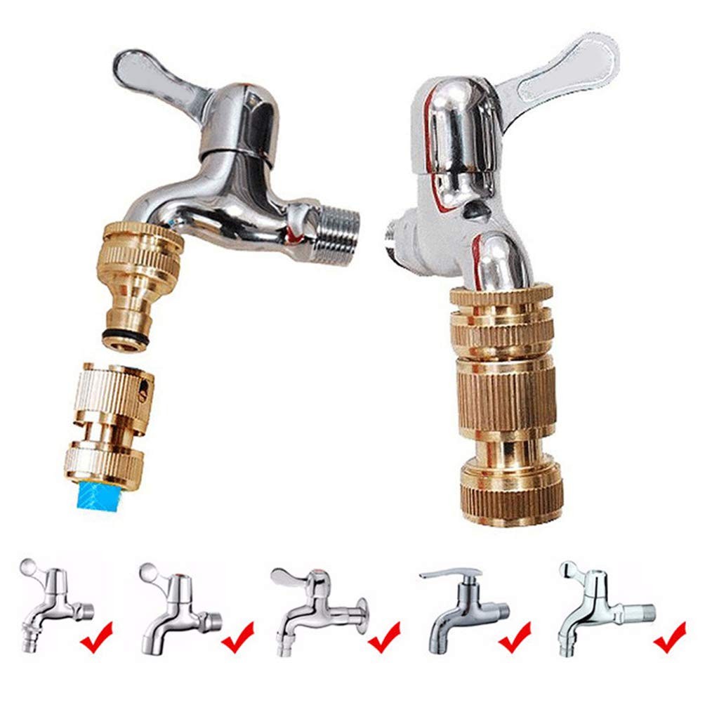 Universal Tap Kitchen Adapters Brass Faucet Tap Connector Washing ...