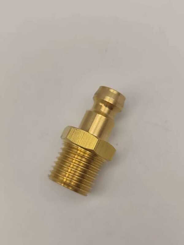 Fast connector style HASCO German Z 811 / 9 / 1 / 4 Pt copper male head ...