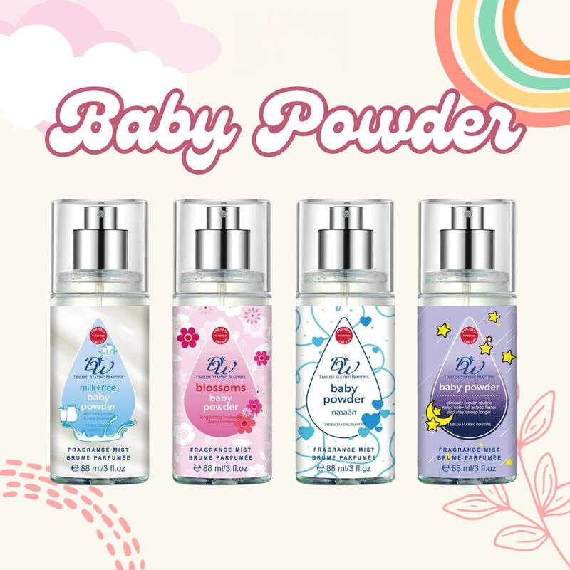 DW Baby Powder Lasting Fragrance Mist Perfume Spray 88Ml | Shopee ...