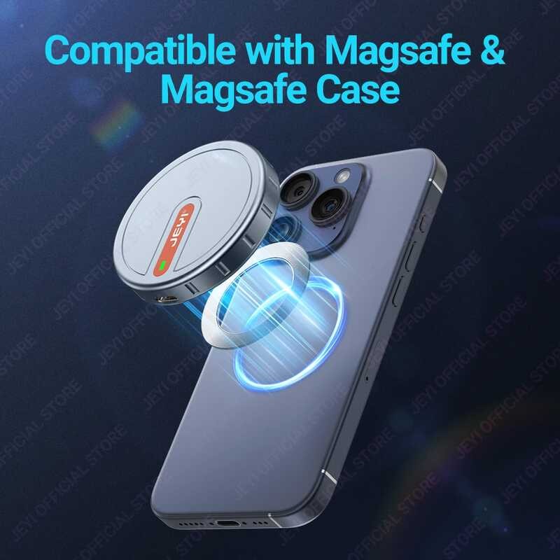 Magnetic JEYI 2230 M.2 NVMe SSD Enclosure with Magsafe iPhone 15 Pro ...