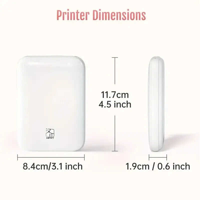 Self-adhesive Original 2x3 Inch Sticky-Backed Paper For HPRT MT53 ...