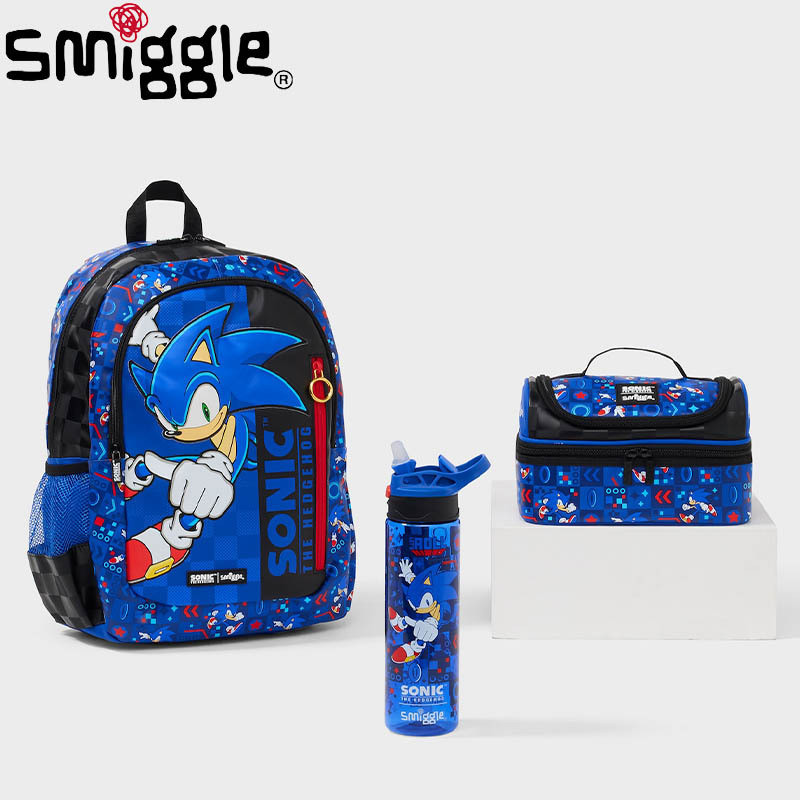 Australia Smiggle Schoolbag Sonic Cartoon Series Children School Bag ...