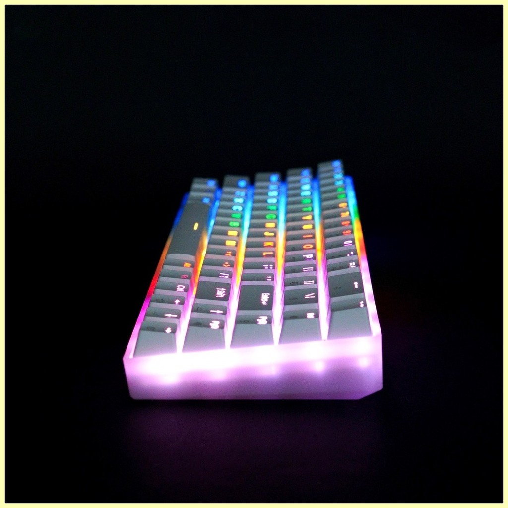 ⭐ ∈ ♞,♘,♙GARUDA GEAR GG68B (ICE WHITE) Tri-Mode Wireless, Hot Swappable ...