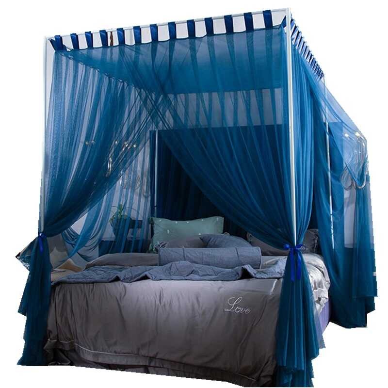 Palace Quadrate Mosquito Net With Frame Bracket Romantic Shading Bed ...