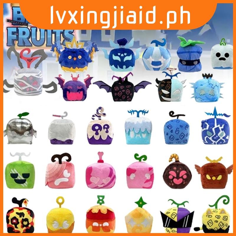 Blox Fruits Anime Game Plush Toy Fruit Leopard Pattern Box Plushies Toy ...