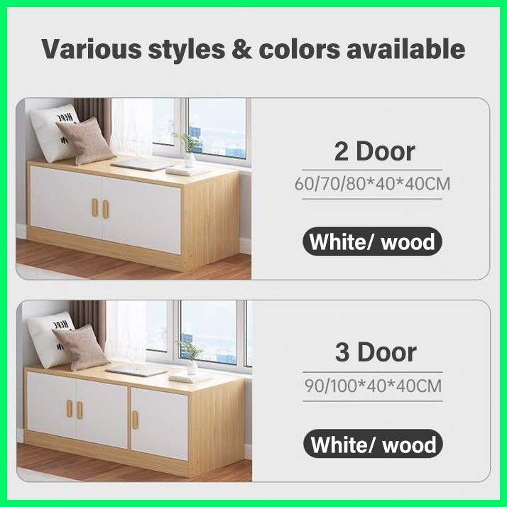 ☂ Bay Window Storage Cabinet Balcony Floor Low Cabinet Home TV Cabinet ...