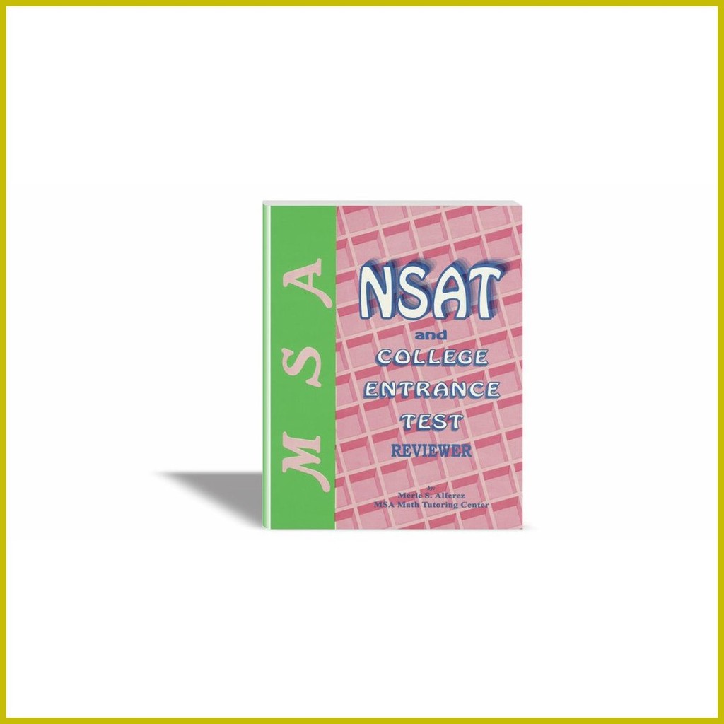 ∆ ♒ MSA UPCAT, ACET, DCAT, USTET, College Entrance Test Reviewer Set ...