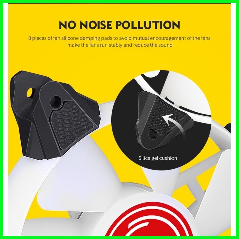 ♟ INPLAY Ice Tower RGB FAN 3 in 1 kit 3in1 3n1 120mm rgb argb v2 set ...