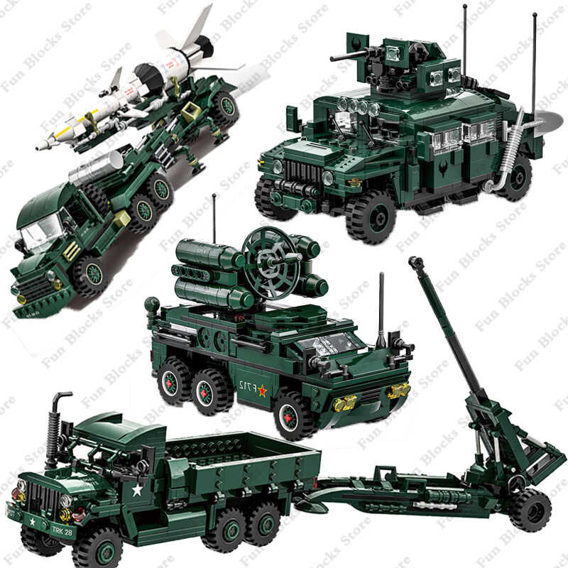 2D 2024 Military Humvee Armor Vehicle M35a2 Truck Anti-Aircraft Missile ...