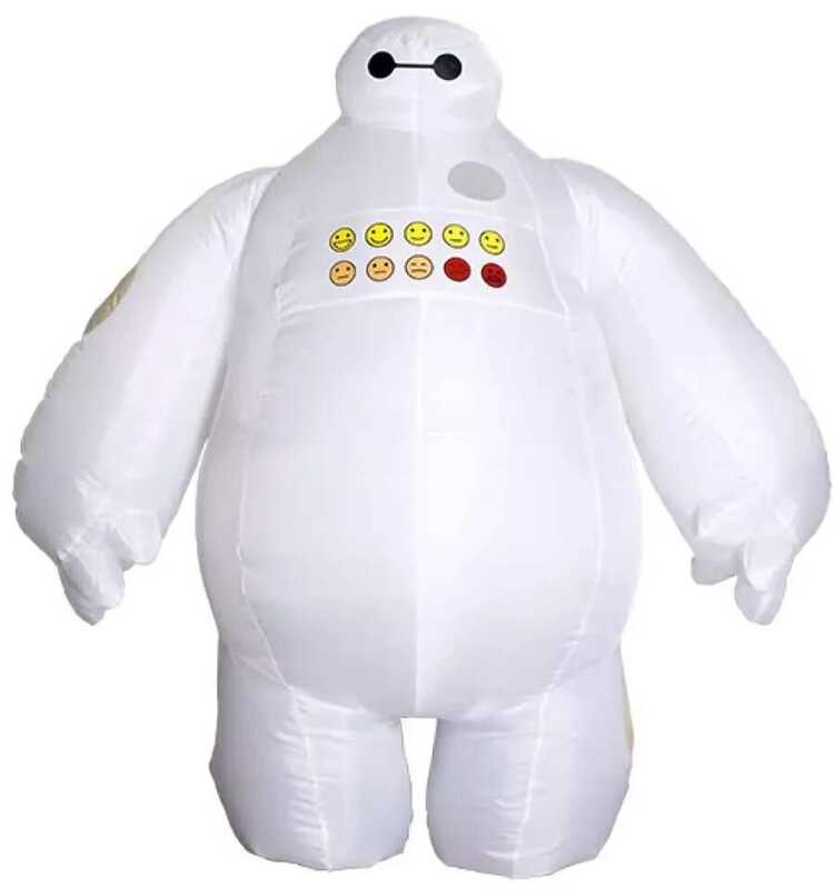 Xj Cosplay Big White Iatable Costume Anime Cartoon Character Doll Suit ...