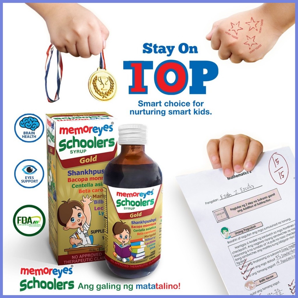 [COD] MemorEyes Schoolers Brain And Eye Supplement Memory Enhancer For ...