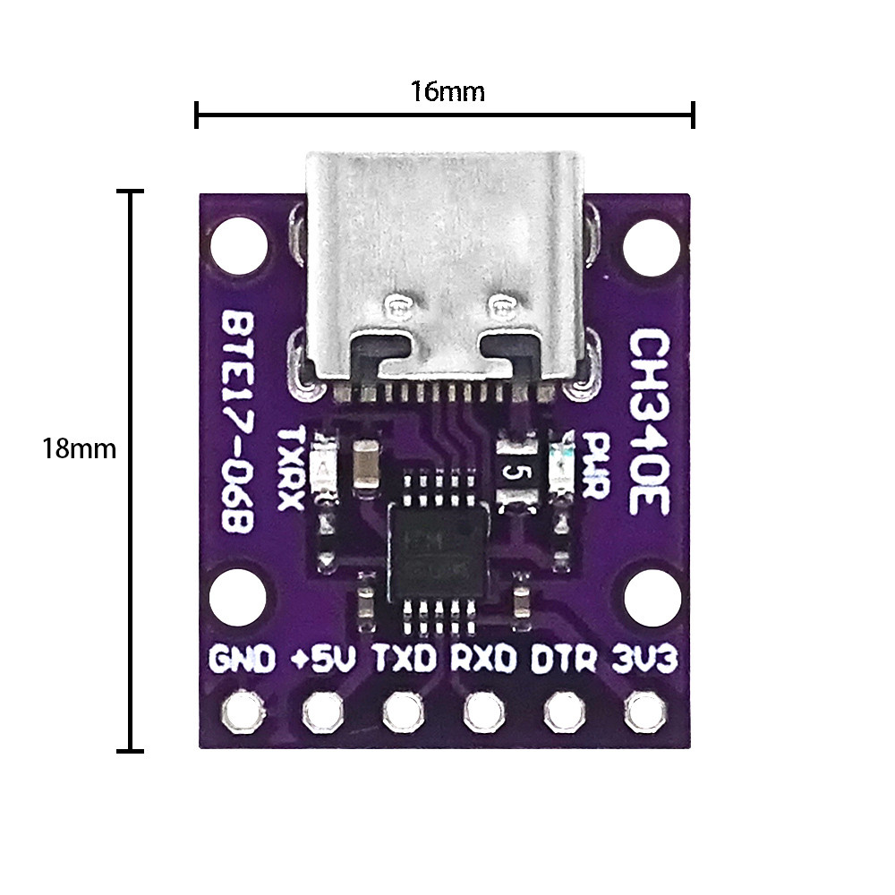 CH340E CH340C CH9340C USB to TTL module can be used as a PRO MINI ...