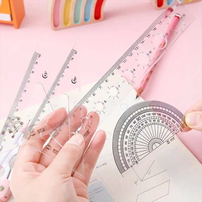 KIM Kawaii Anime Kt Melody KUROMI School Supplies Ruler Triangular ...