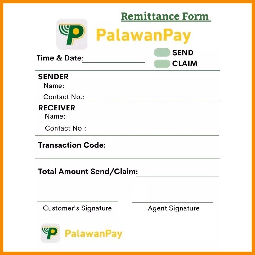 ∇ PALAWAN PAY TRANSACTION FORM | 50 LEAVES | Shopee Philippines