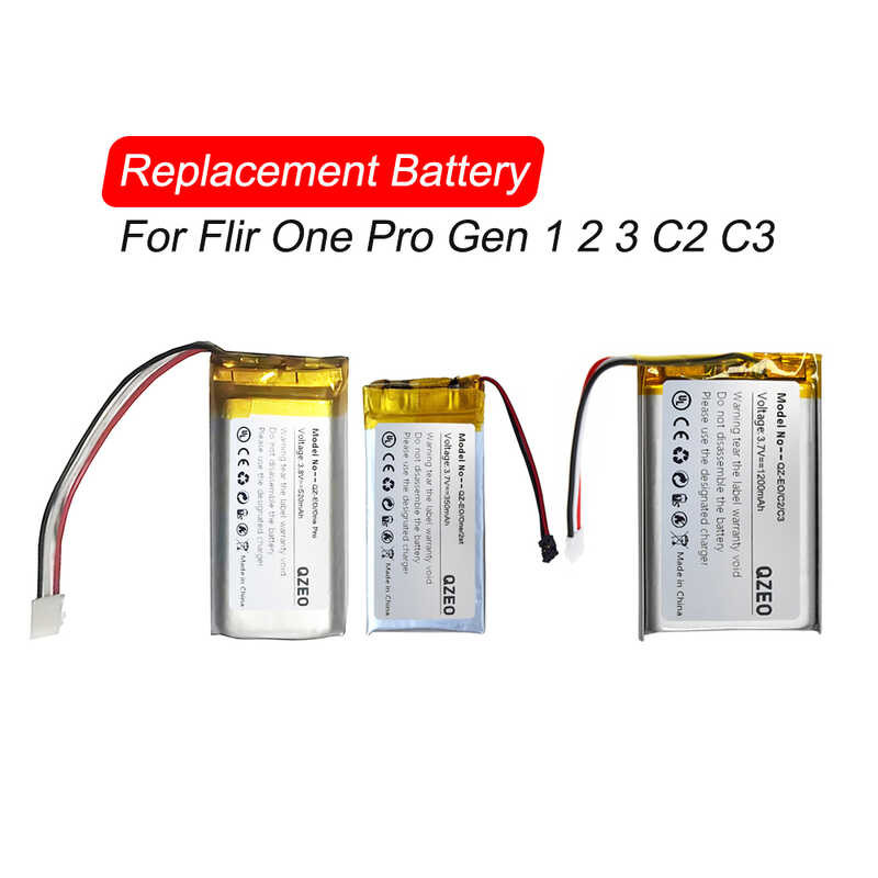 Replacement 9 Battery For Flir One Pro Gen 1 2 2Nd 3 C2 C3 Thermal Im 4 ...